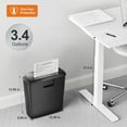 Paper Shredder for Home Use, 8-Sheet StripCut Office Shredder, CD ...