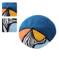 Beret Hats Woolen Made Cap in Japanese Retro Oil Painting Hat in Bright ...