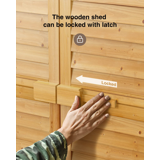 63.2" Outdoor Storage Cabinet with Lockable Double Doors, Waterproof ...