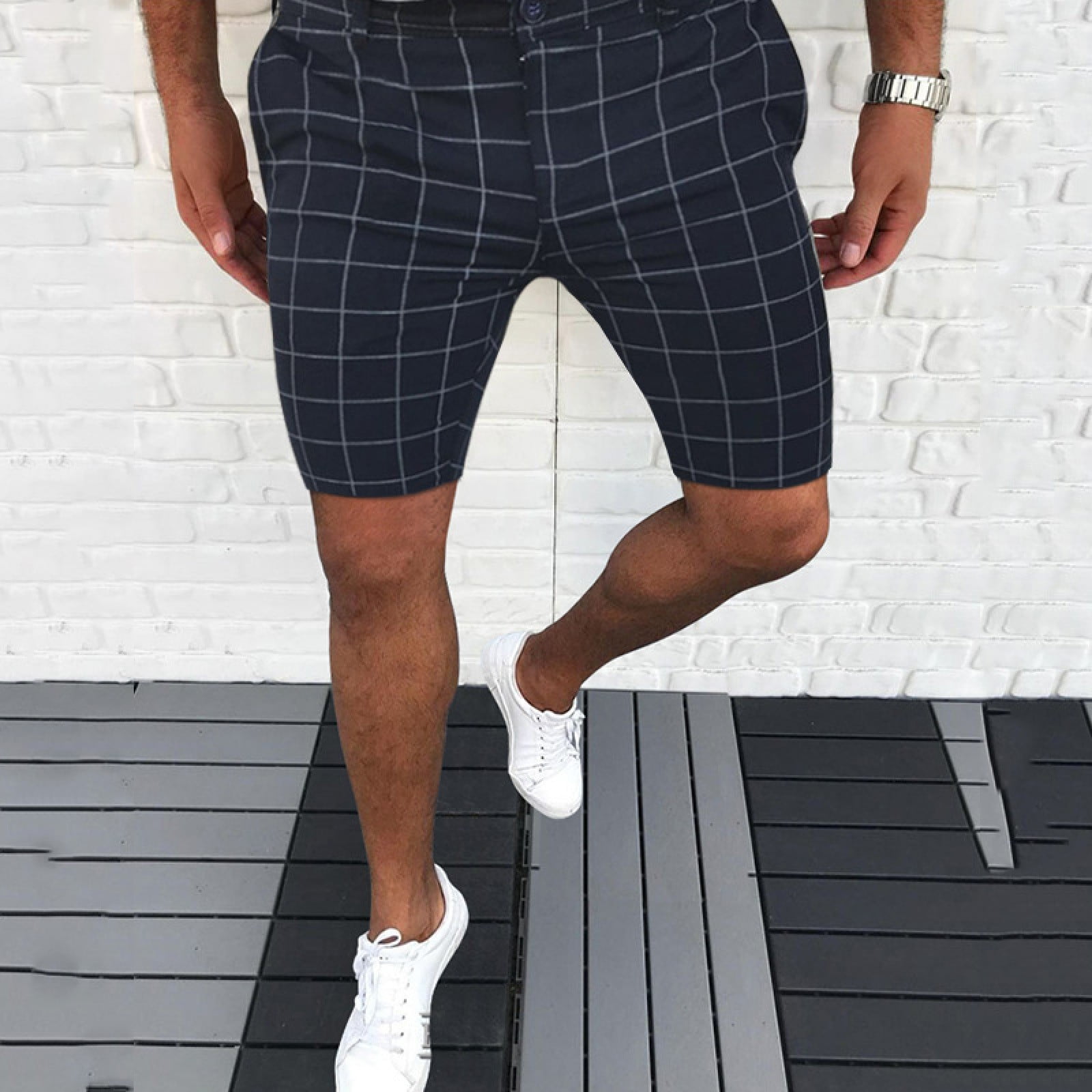 XIAOFFENN Compression Shorts Men Basketball Shorts Men Dress Pants ...