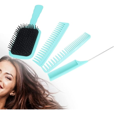 Hair Brush Comb Set, Comfortable Styling Brush Reliable Compact ...