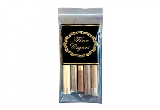 "Fine Cigars" Point-of-Sale Zip Lock Cigar Bags (5" x 10") - 500 PACK ...