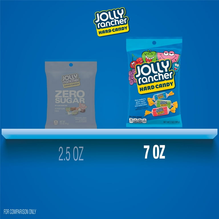 Jolly Rancher Zero Sugar Hard Candy Assorted Fruit Flavored, 56% OFF