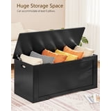 39.4” Storage Chest, Toy Chest, Toy Storage Box with 2 Safety Hinges ...