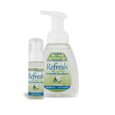 Refresh Liquid Wipe: Toilet Paper Foam. Eco-Friendly Wet Wipe ...