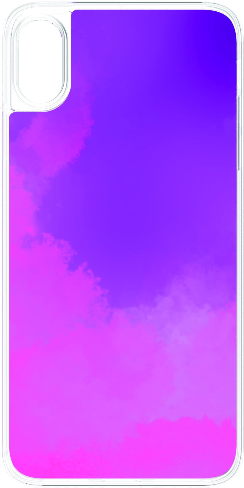 onn. Cascade Phone Case for iPhone XS Max - Pink and Purple - Walmart.com