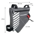 UPANBIKE 1.5L Bike Triangle Bag, Polyester with Water Bottle Cage ...