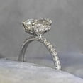 18k Rose Gold Diamond Ring IGI Certified Lab Created Cushion 1.90 Carat ...
