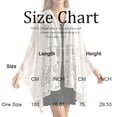 Bbyeadc Shawl Wraps for Women Lace Scarf Shawl Tassels Party Wedding ...