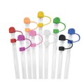 BPPEG 2026 New Straw Toppers Personalized Silicone Straw Covers for 8 ...
