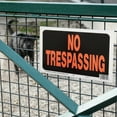 Hy Ko 8 5 X 12 Plastic No Trespassing Property Sign Bold Colors