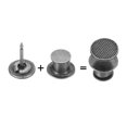 Uxcell 27mm 32mm Waist Extender Buckle Set Button Pins for Jeans Pants ...