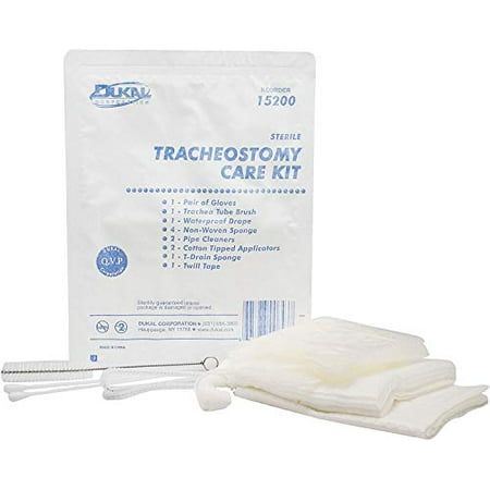 Dukal Tracheostomy Care Kit. Sterile Compact and Disposable Kit with ...