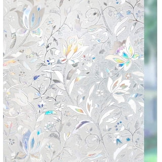 Decorative Privacy Window Film, Removable Glass Window Decals, Door ...