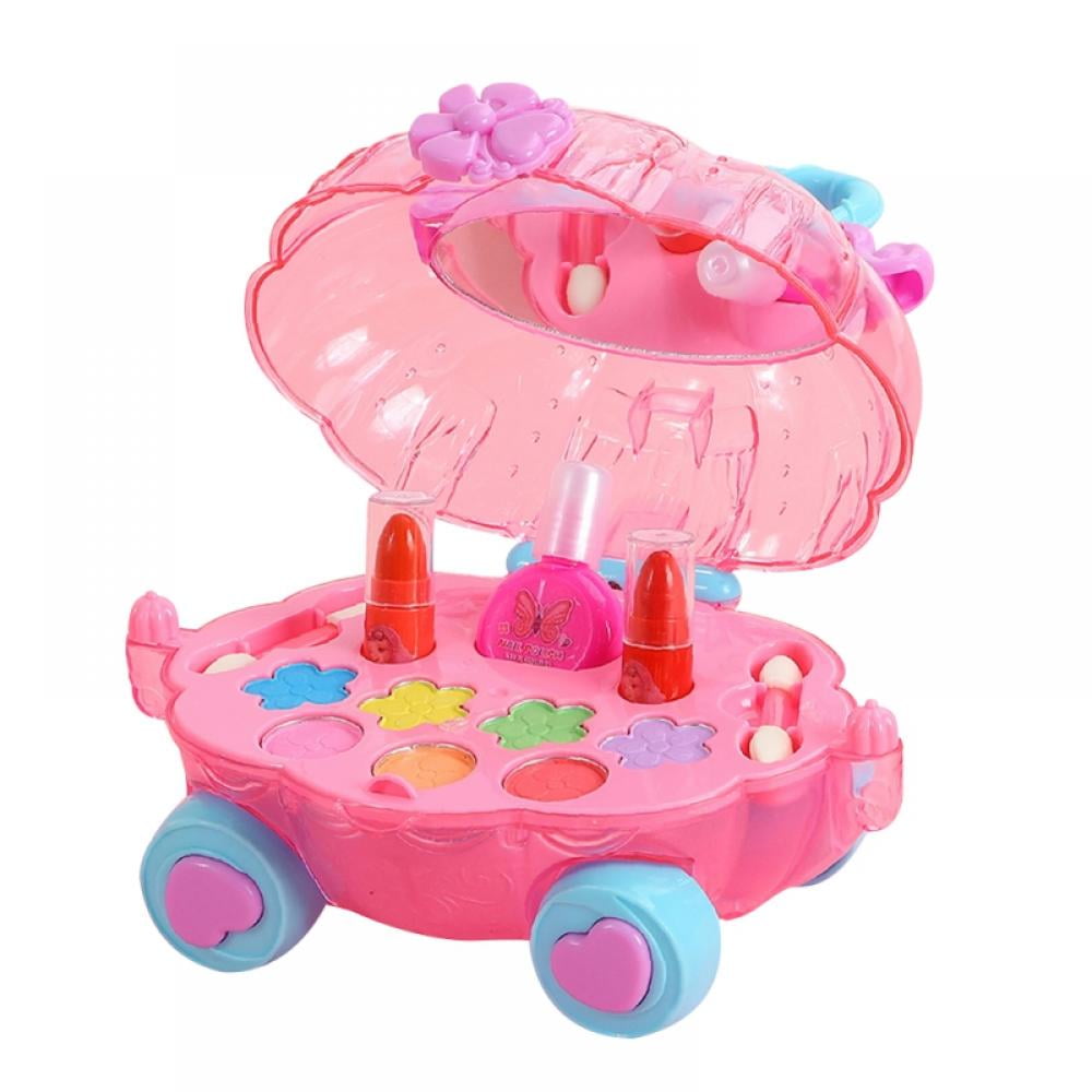 Kids Makeup Kit for Girls,Makeup Toy Set, Safe & Non-Toxic,Real ...