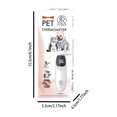 Pet Ear Thermometer for Dogs, Cats, and Livestock, Long Probe Designed ...