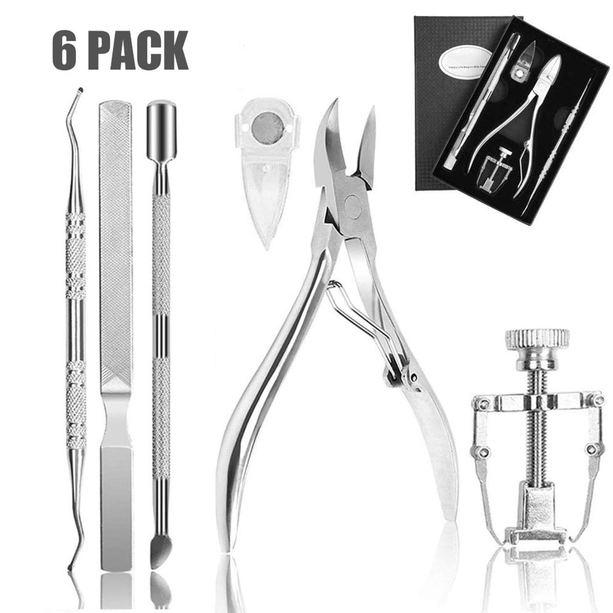 Click here for Jiaia Ingrown Toenail Tools Kit 6-Piece Set With P... prices