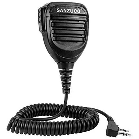 Remote Shoulder Mic for FRS 2 Way Radio,Long Range Walkie Talkie Mic ...
