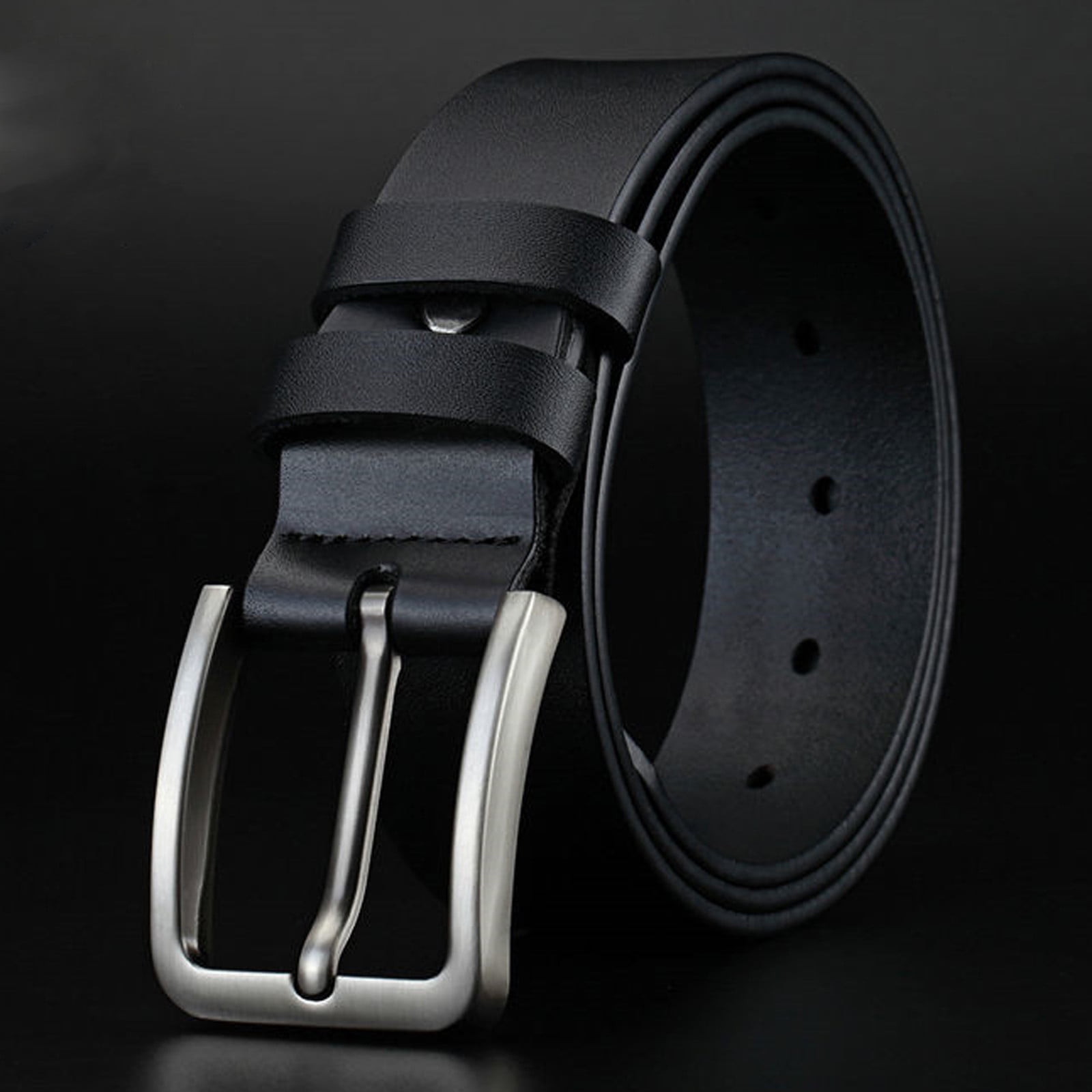 Click here for Uanwenn Cowhide Pin Buckle Belt Mens Layer Leather... prices