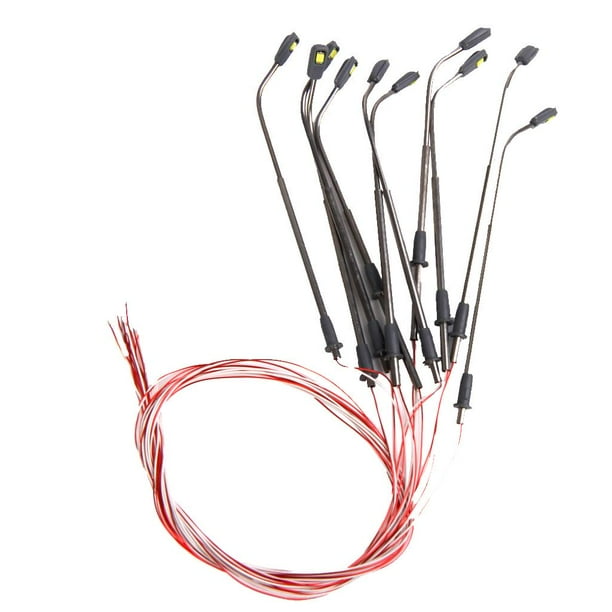 10x 1/200 3V Model Street Light Lamp Single Head Train Layout Scenery ...