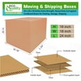 24x18x16 Moving & Shipping Boxes, Extra Strength, Heavy-Duty Corrugated ...
