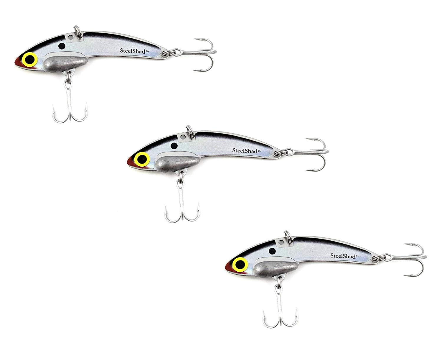 SteelShad Original - 3/8 oz - Tennessee Shad - 3 Pack - Lipless ...