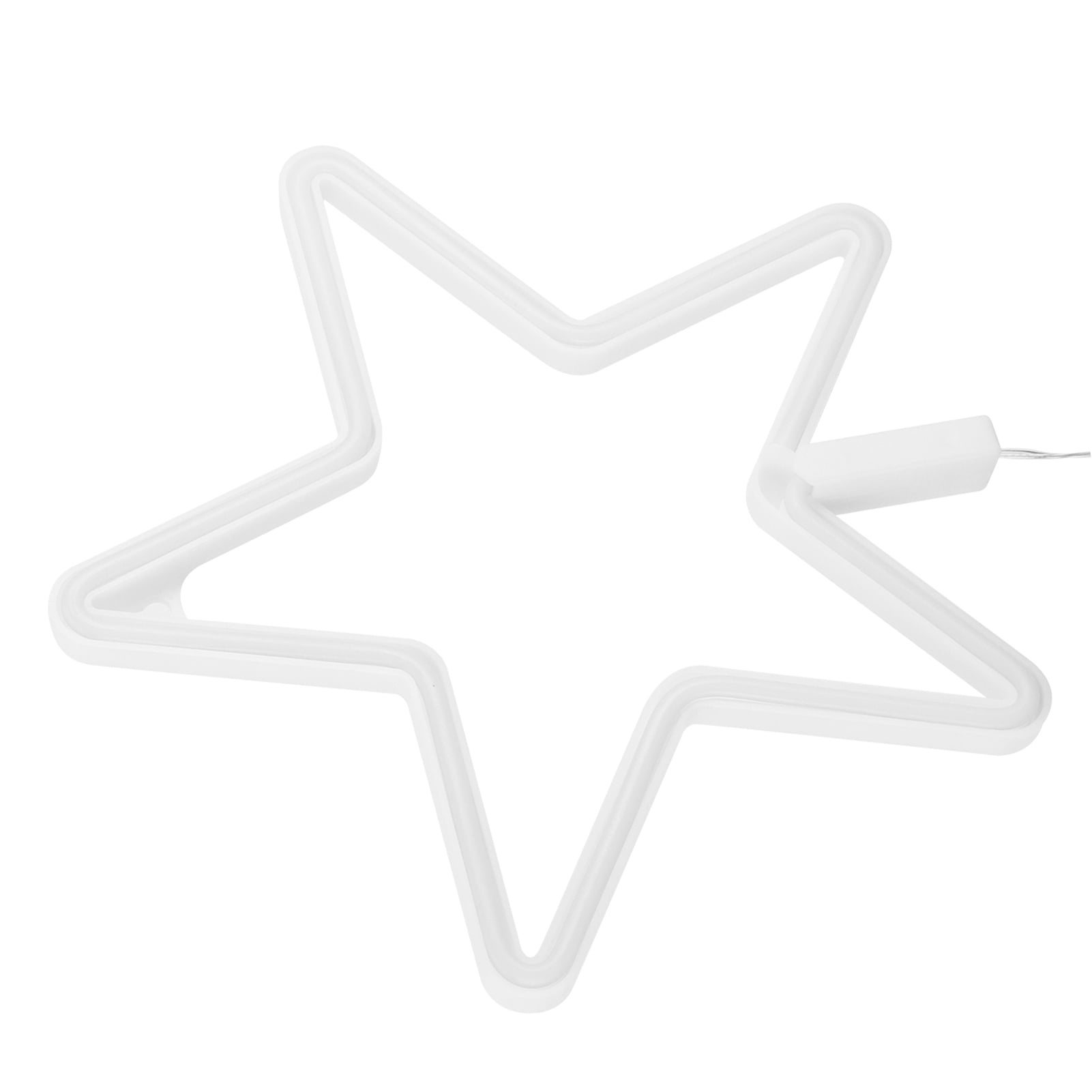 Luz De Neón Lámpara De Neón Forma De Estrella Luz LED Letrero De Neón ...