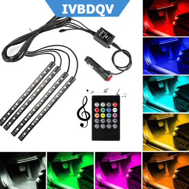 LEDGlow 4pc Blue Automotive LED Interior Light Kit for Car, Truck and ...