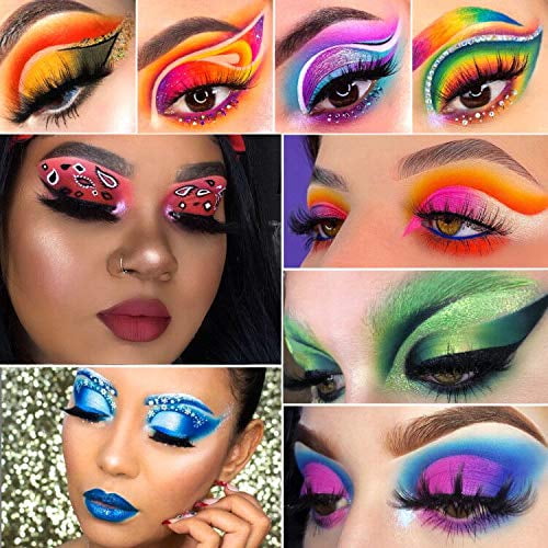 Crazy Eye Makeup Designs