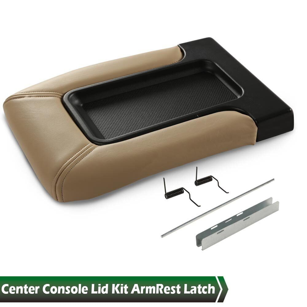 CENTER CONSOLE LID KIT ARM REST LATCH FIT FOR 99-07 GM SILVERADO ...