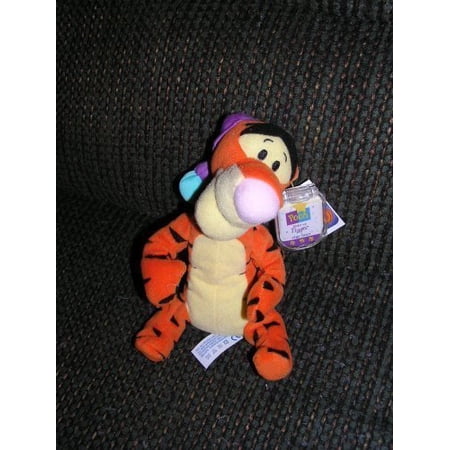 Winnie the Pooh Disney Wake Up Tigger in Nightcap Plush 7" Bean Bag by ...