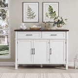 Onbrill 48 inch Buffet Cabinet with Storage, Farmhouse Sideboard with ...