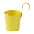 3.15 Inch Metal Hanging Flower Pots for Railing Fence Hanging Bucket ...