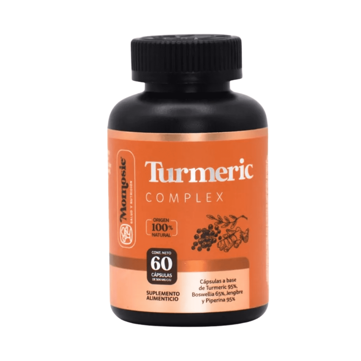 Tumeric Complex Cúrcuma 95% Pimerina y Boswelia naranja 60 | Walmart en ...