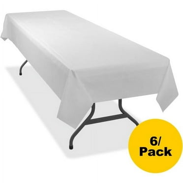 Tablemate White Plastic Tablecover Roll, 40in x 100ft, - Walmart.com