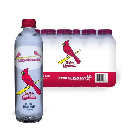 Sports Water St Louis Cardinals Water Bottle, Bottled Water, 24 x 500 ...