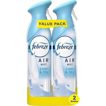 Febreze Air Freshener, Air Effects Hygienic Air Cleaning Spray, Clean ...
