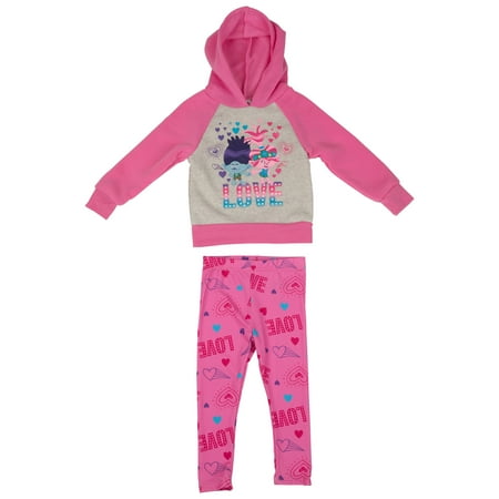 Trolls Poppy and Branch Toddler 2-Piece Fleece Jacket Set-Toddler 4T ...