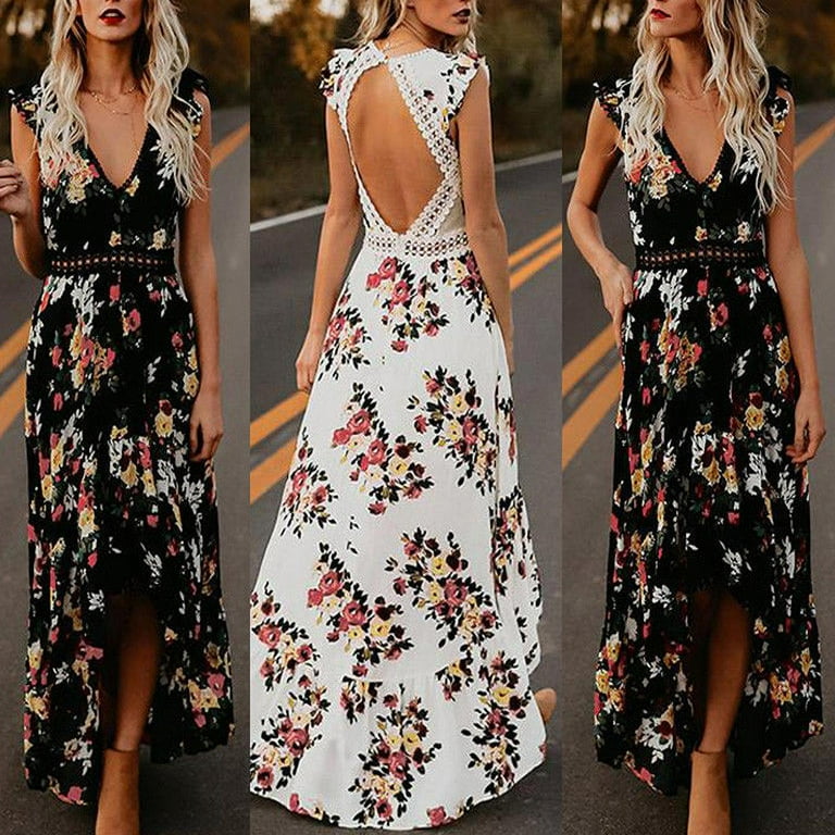 Sexy Back Maxi Dresses