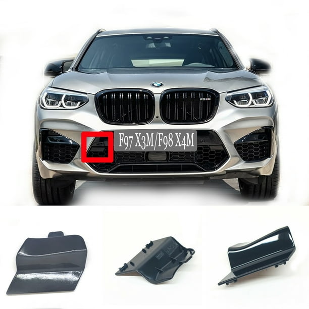 Trimla Front Tow Cover for 19-21 BMW M Series F97 X3M X3 M F98 X4M X4 M 2019 2020 2021 SAV ...