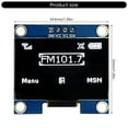 1.3inch LCD Module 128x64 SPI/I2C 4Pin GND, Blue/White Display Design ...