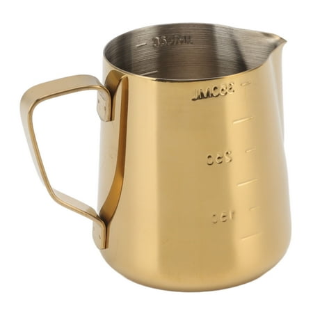 Milk Steaming Cup,Milk Frothing Pitcher Dual Milk Steaming Pitcher Milk ...
