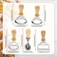5pcs Ravioli Stamp Maker Cutter Set with Wooden Handle | Ravioli, Pasta ...