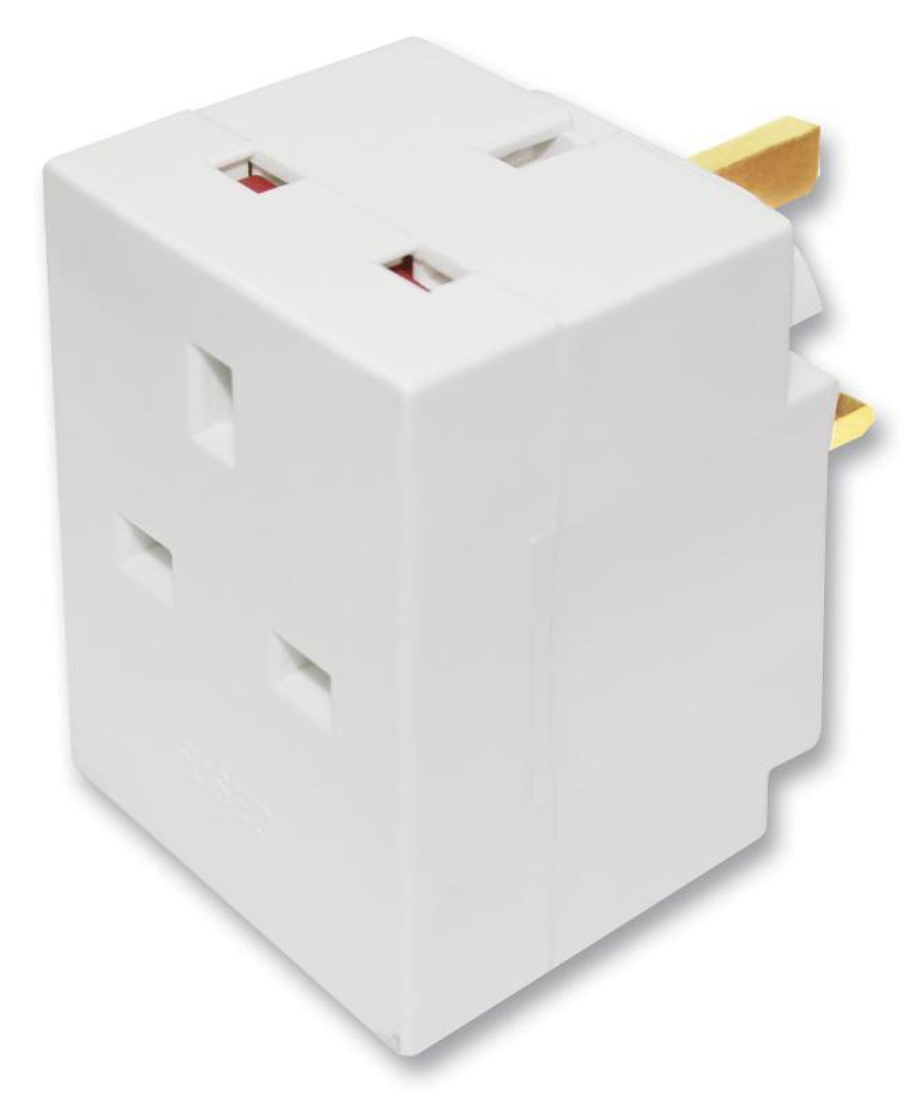 MASTERPLUG - 3 Way fused Mains Adaptor - Walmart.com