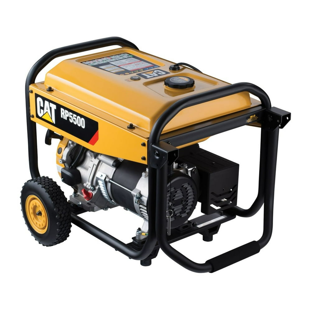 Caterpillar 490-6489 5500 Watts Gas Powered Portable Multi Use ...