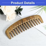 Vocoste Wooden Comb Wide Tooth Wood Comb for Women Detangling Wood Comb ...