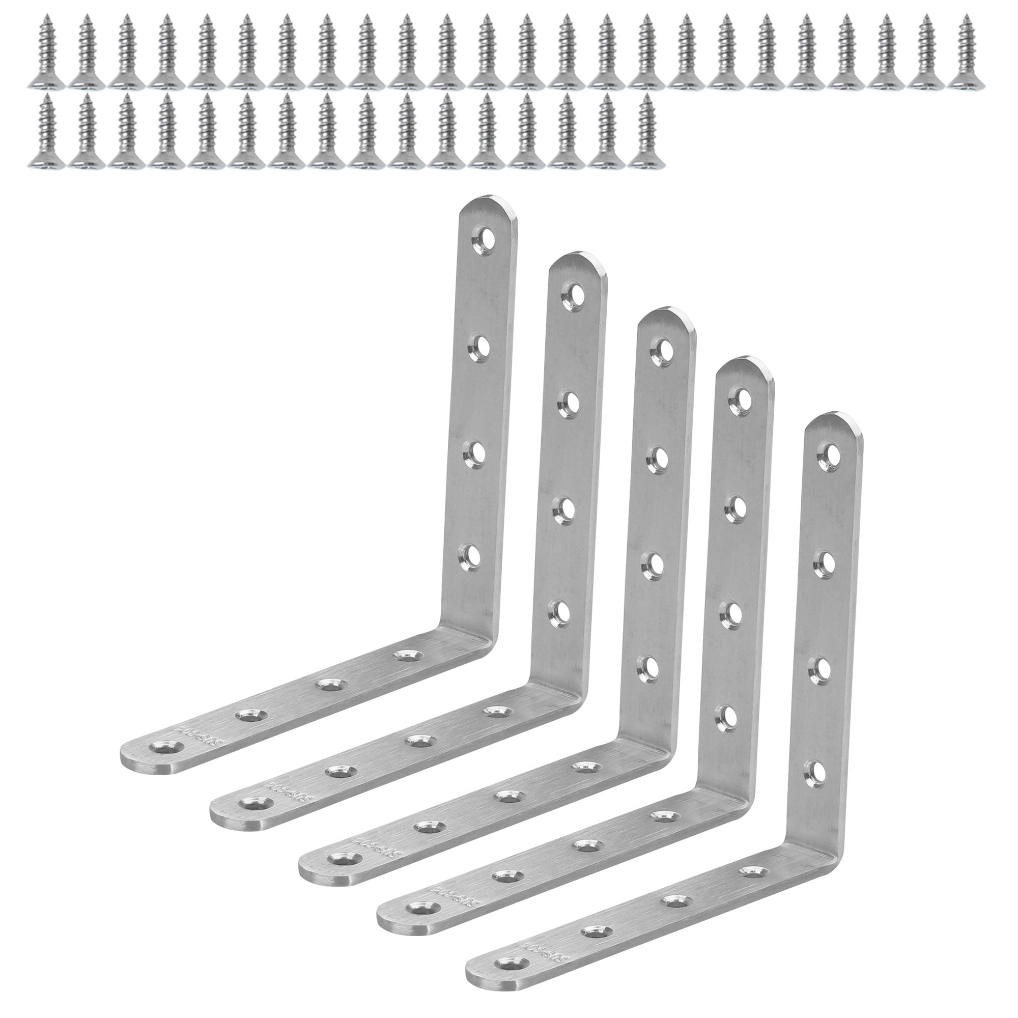 150 x 150mm Angle Bracket Stainless Steel L Shaped Angle Brackets ...