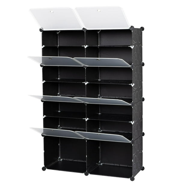 GoDecor Modular Shoe Cabinet, Portable Shoe Storage Rack Shelf ...