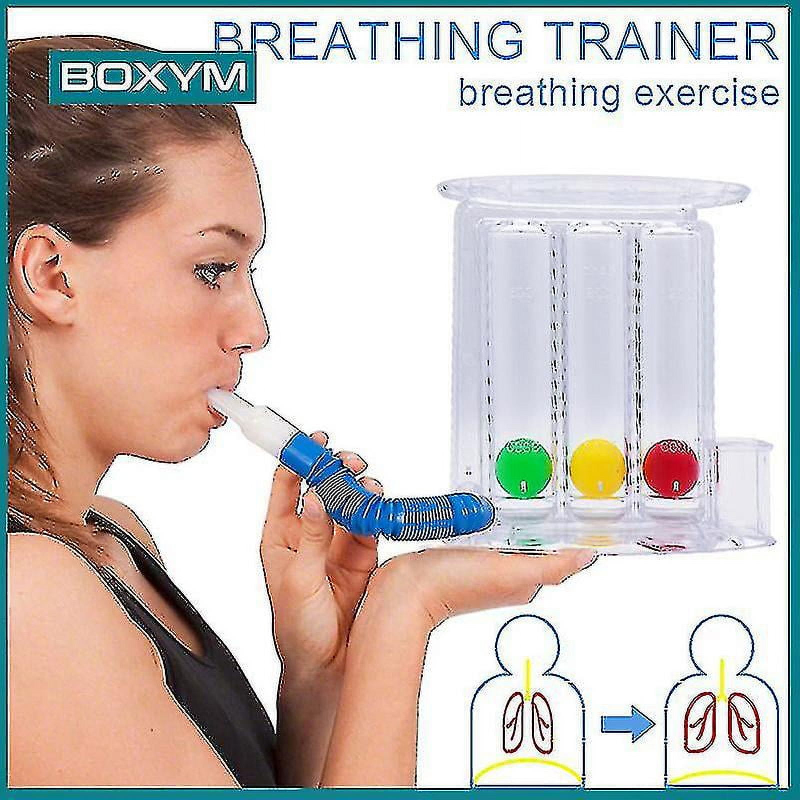 Breathing Trainer Home Respiratory Train Tool, 3 Ball Deep Breathing ...
