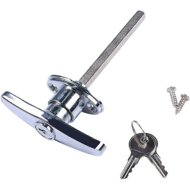 Garage Door Keyed T-Handle Lock kit Universal Replacement | Walmart en ...